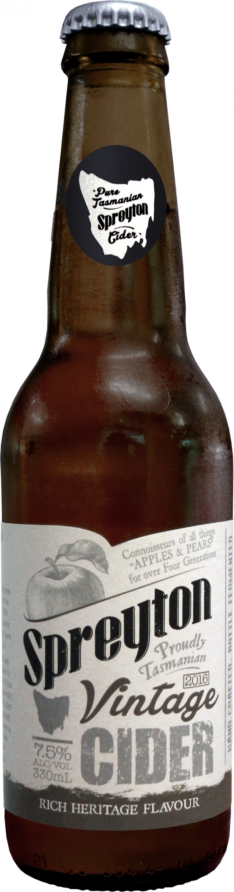 Spreyton Cider Bottle - Vintage 2015 - Cider Australia